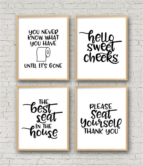 Funny Restroom Signs Printable