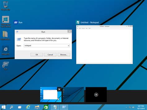 Task View Is A Virtual Desktops Feature In Windows 10