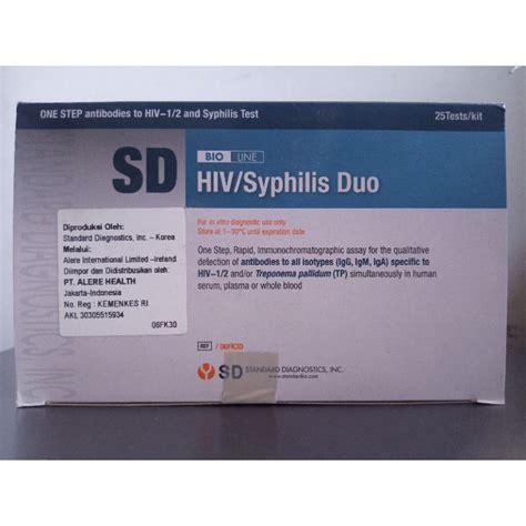 Jual Abbott SD Bioline Tes HIV Syphilis Duo Alat Uji Test HIV Dan