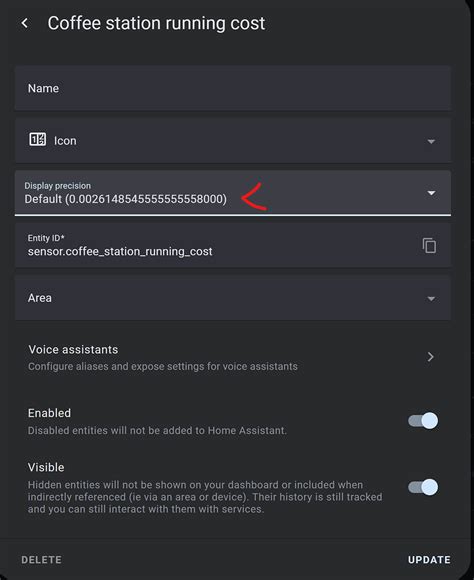 Is It Possible To Set The Display Precision Of A Utility Meter In YAML