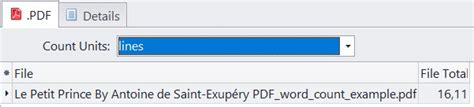 exact word count in pdf files anycount word count software