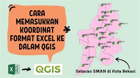 TUTORIAL QGIS Cara Memasukkan Koordinat Format Excel Ke Dalam QGIS