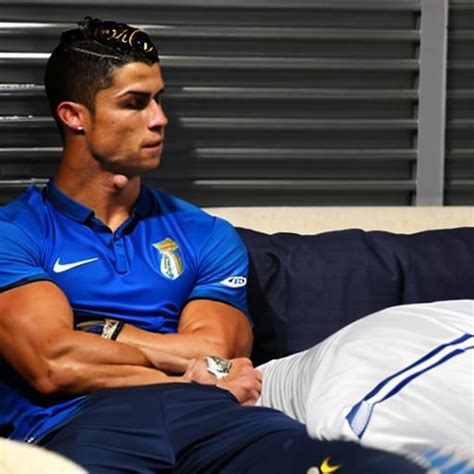Cristiano Ronaldo Sleeping In His Bed Openart
