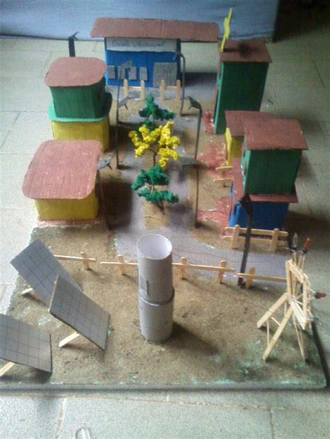 Maquete Cidade Sustentavel Energia Solar Maquete Meio Ambiente