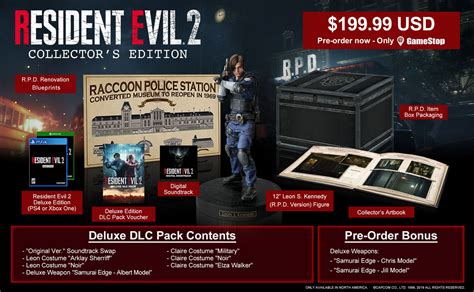 Resident Evil 2 Remake Collector S Edition Announced