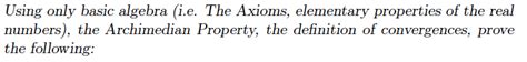 solved using only basic algebra i e the axioms elementary