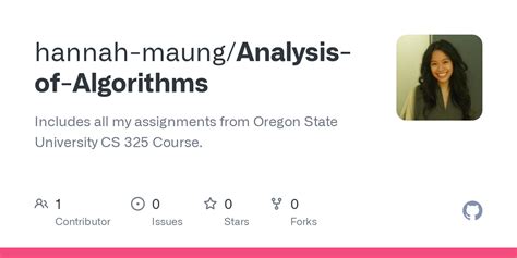 github hannah maung analysis of algorithms includes all my assignments from oregon state