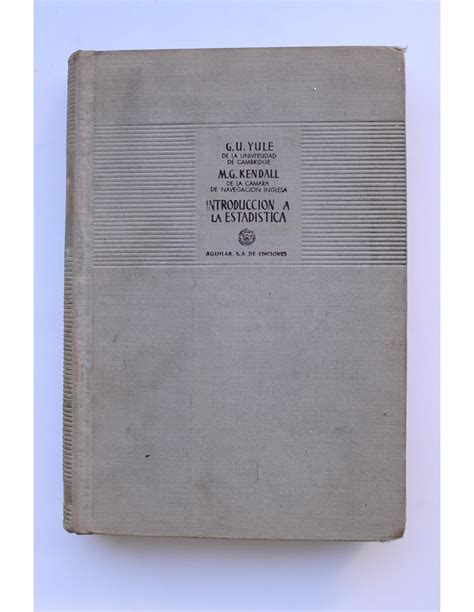 Introducción a la estadística matemática Solar del Bruto
