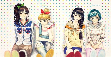 HD Wallpaper Sailor Moon Ami Mizuno Makoto Kino Minako Aino Rei