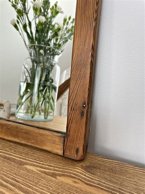 Lustro Rustykalne W Ramie Ze Starego Drewna XI Made From Wood