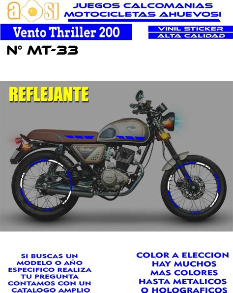 KIT REFLECTIVOS Vento Thriller 200 Ahuevosi