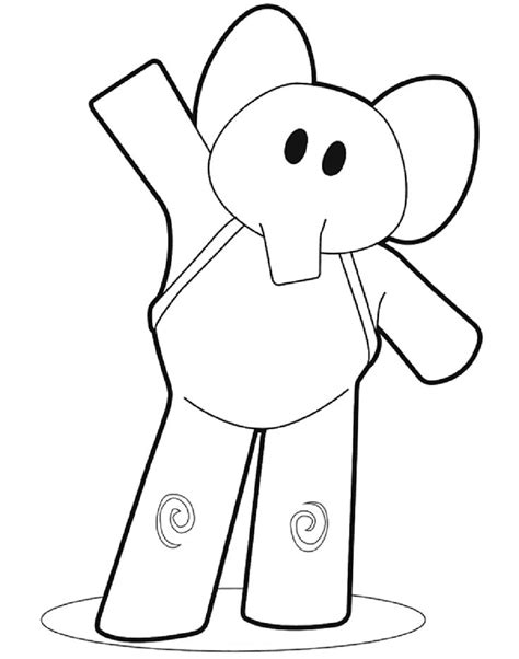Dibujos De Pocoyo Para Pintar Y Colorear Imprime Los Dibujos Y