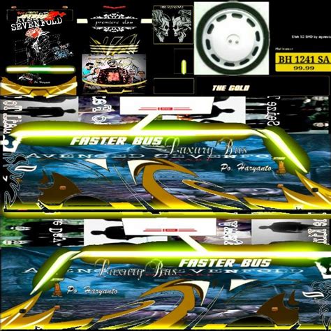 Template Livery For Arjuna Xhd Bus Simulator Indonesia Skin IMAGESEE