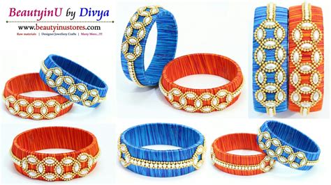 How To Make Designer Silk Thread Bangles At Home Designer Bangles