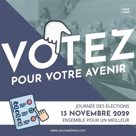 Créez une affiche gratuite pour le conseil des élèves