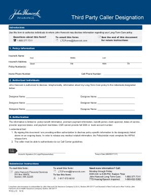 Fillable Online Third Party Authorization PurposeInternal Revenue