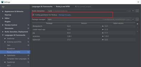 how to resolve and fix unresolved function variable or method warning for node js in jetbrains