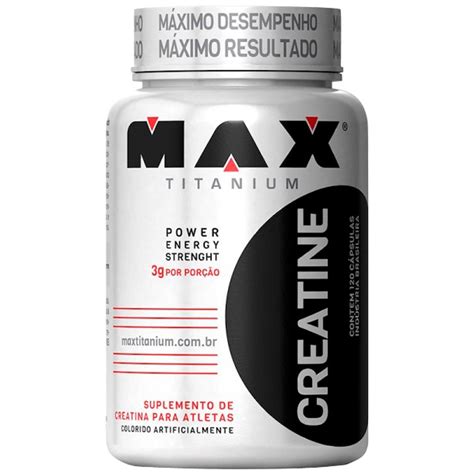 Comprar Creatine 120 Cápsulas Max Titanium Vitta Gold Nutrição Esportiva