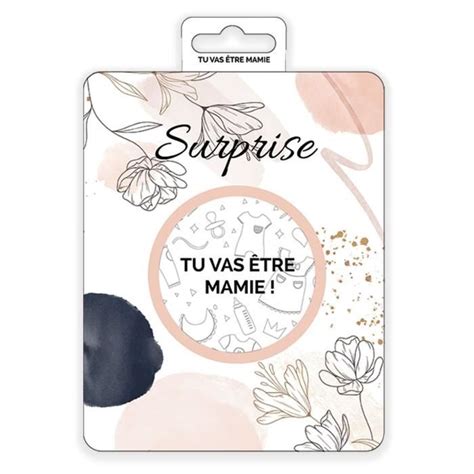 Carte à gratter Tu vas être mamie Cdiscount Beaux Arts et Loisirs