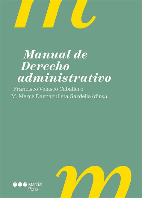 Libro Manual De Derecho Administrativo 9788413816647 Darnaculleta