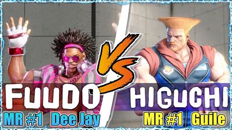 SF6 Fuudo Dee Jay vs Higuchi Guile Street fighter 6 スト6