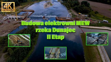 Tak powstaje Mała Elektrownia Wodna rz DunajecConstruction of