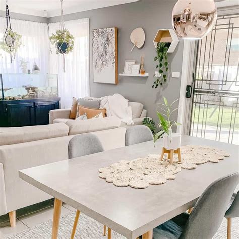 Gray Living Room With White Décor Soul Lane