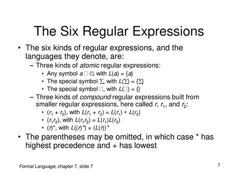 chapter seven regular expressions ppt download