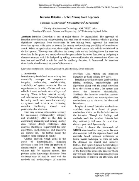 pdf intrusion detection a text mining based approach