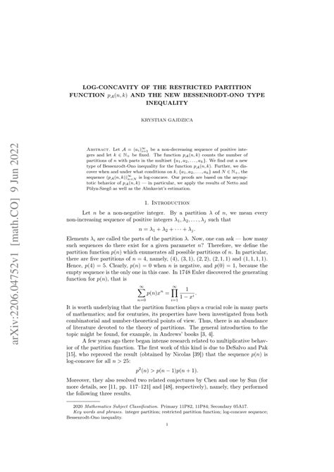 pdf log concavity of the restricted partition function p mathcal{a} n k and the new