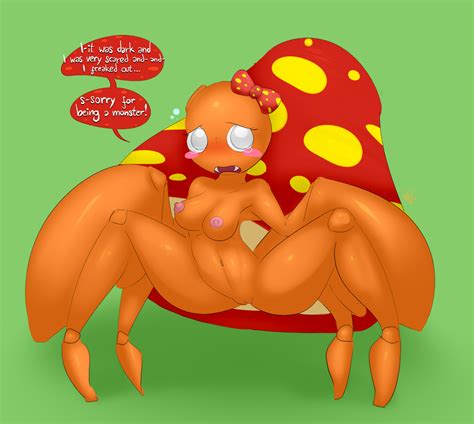 Rule 34 Anthro Anthromorph Blush Bow Breasts Claws Elpatrixf English Text Female Fungi Fauna