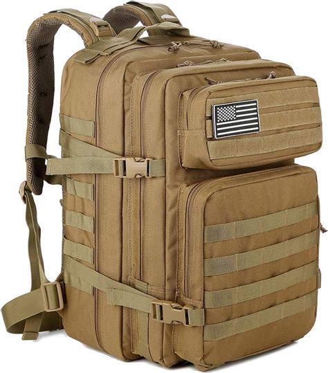 QT QY Mochila tática militar 45 litros sistema Molle mochila de