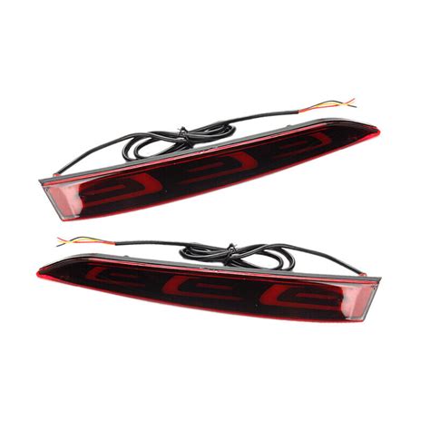 Led Rear Bumper Lamp Reflector Stop Brake Fog Light Fit For Hyundai
