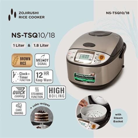 Promo Zojirushi Ns Tsq10 Xj Rice Cooker Digital Fuzzy Logic Stainless