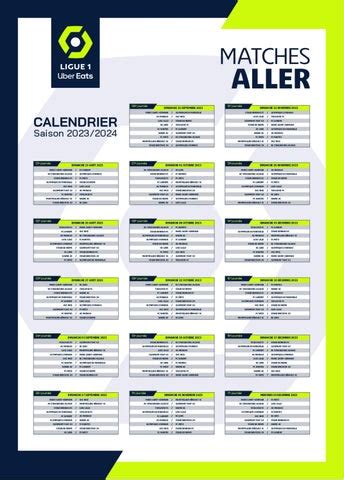 Calendrier Ligue 1 2024 2025 Rcs Hanna Kikelia