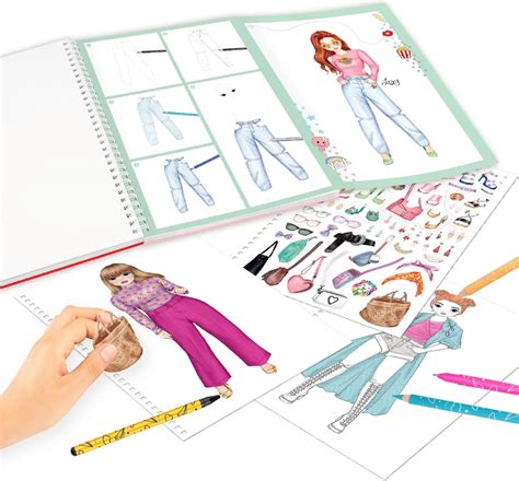 Topmodel Malbuch Set B Kaufen Papiton De