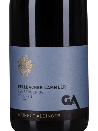 Aldinger Fellbacher Lämmler Lemberger GG Trocken Vivino US