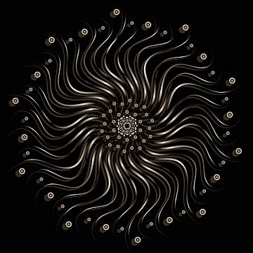 C Rculo De Metal Metalizado Met Licos Decorativos Vector Png Met Lico