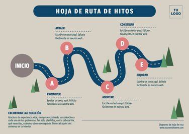 Edita Plantillas De Roadmap Gratis Online