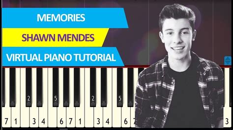 Shawn Mendes Memories Piano Tutorial Synthesia Acoustic YouTube