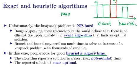 [or2 algorithms] lecture 3 branch and bound and heuristics 11 heuristic algorithms youtube