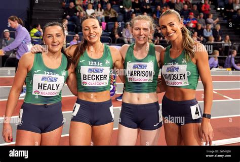 Republic Of Ireland S Phil Healy Sophie Becker Roisin Harrison And