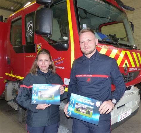 Combeaufontaine Le calendrier des pompiers est arrivé