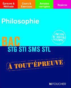 A toute épreuve Bac Philosophie STG STI SMS STL broché Jacques