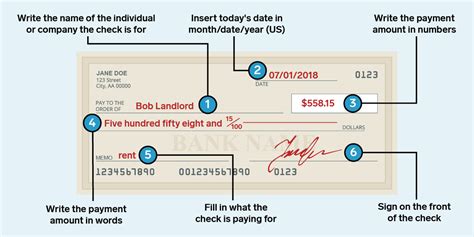 How To Write A Check In Steps Business Insider