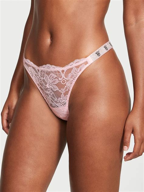 Tanga In Pizzo Con Fianchetti Di Strass Victoria S Secret Italia