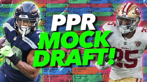 12 Team PPR Mock Draft Fantasy Football 2022 YouTube