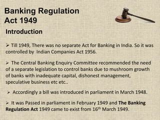 Banking Regulation Act Ppt