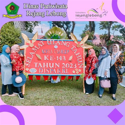 Dalam Rangka HUT Kota Curup Ke 143 DWP Dinas Pariwisata Kab Rejang