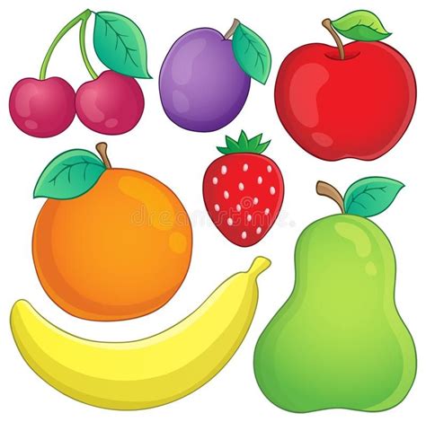 Imagen 3 del tema de la fruta stock de ilustración Animal Crafts For